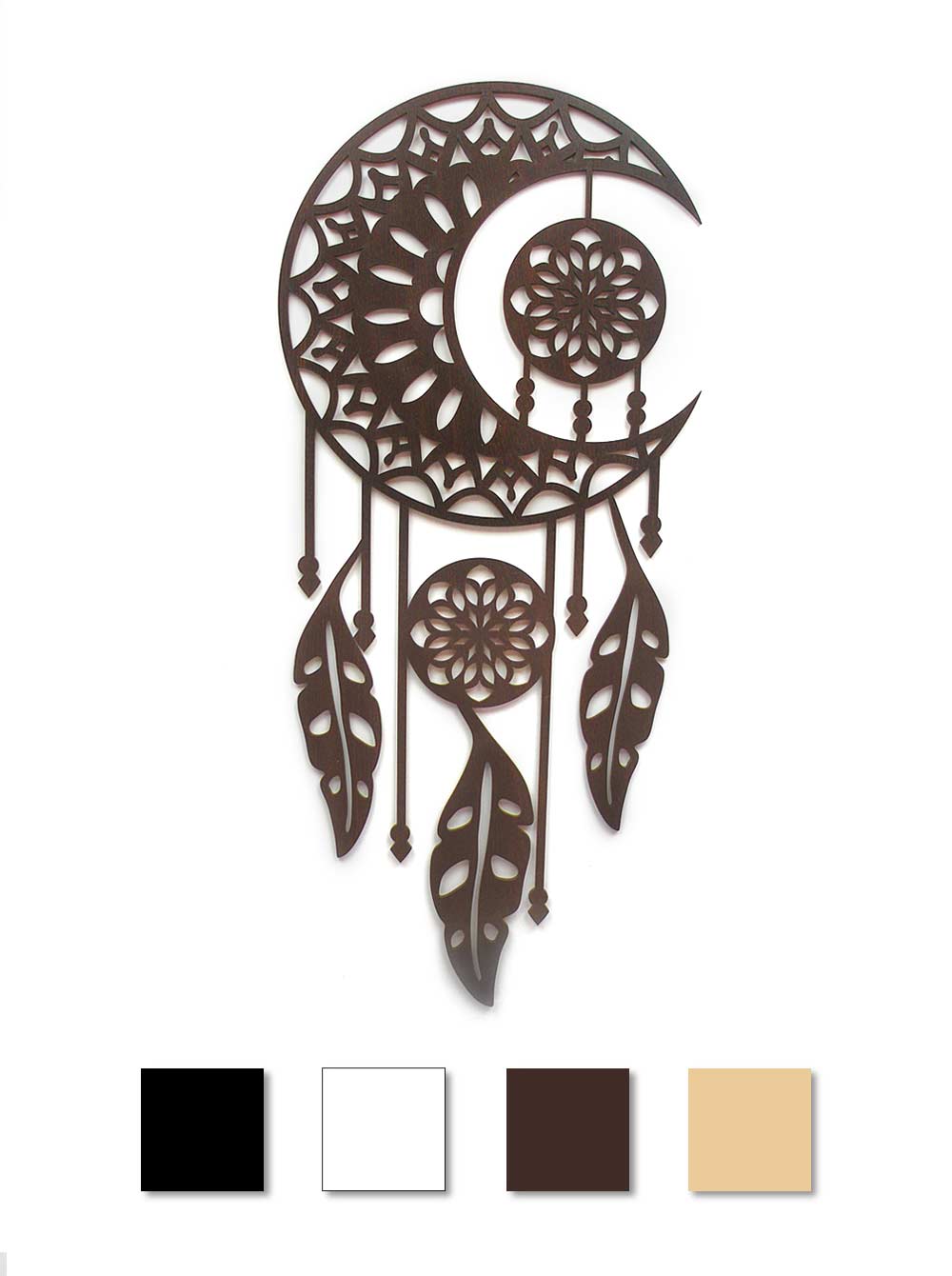 Ловець снів панно з дерева на стіну замовити в Україні Бюро рекламних технологій