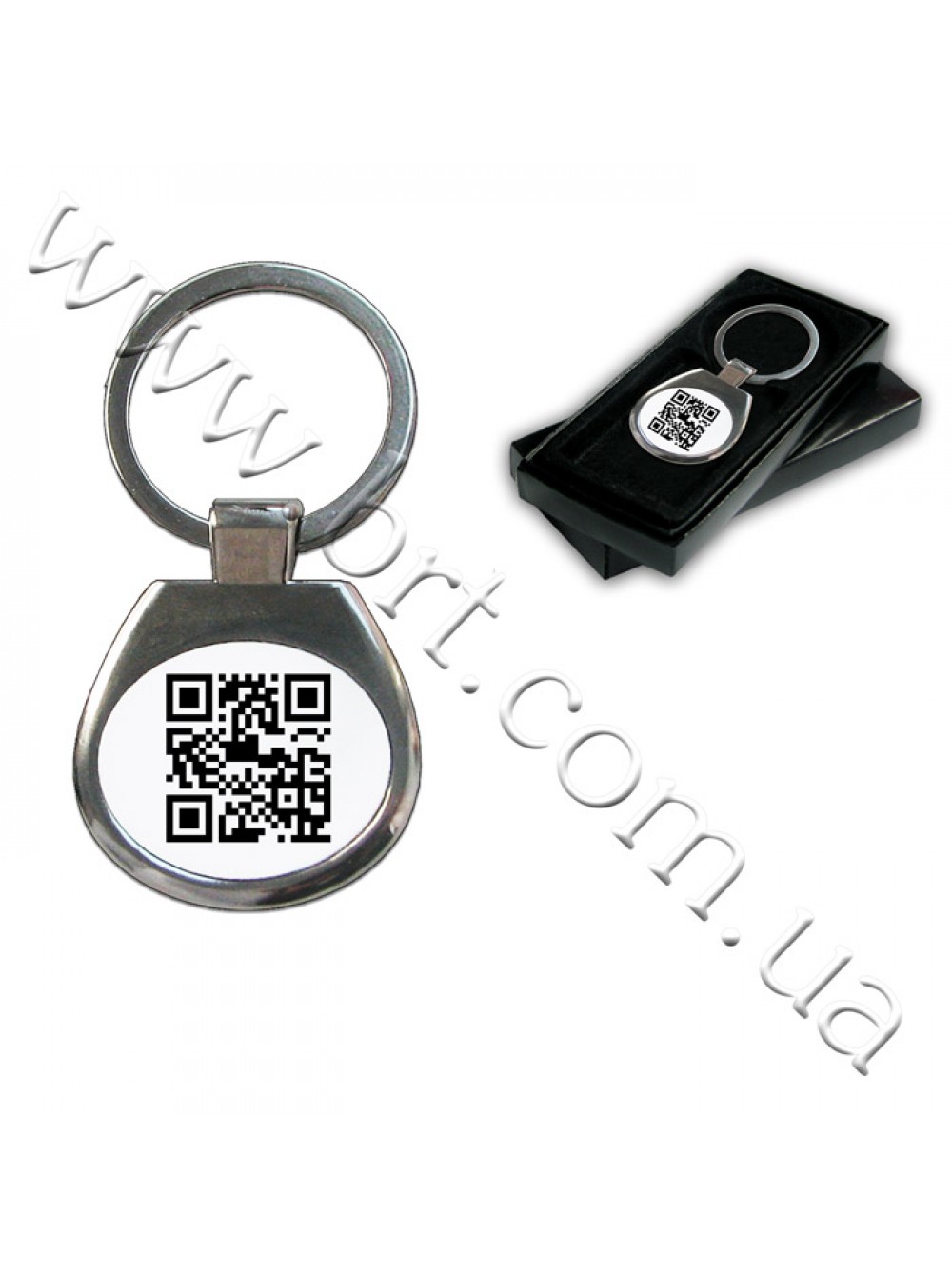 Брелок металевий з вашою фотографією, логотипом на замовлення в Україні ...